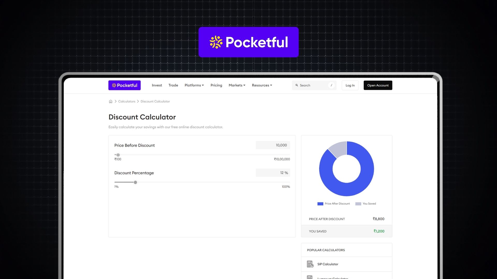 Discount Calculator - Calculate Sale Price & Savings