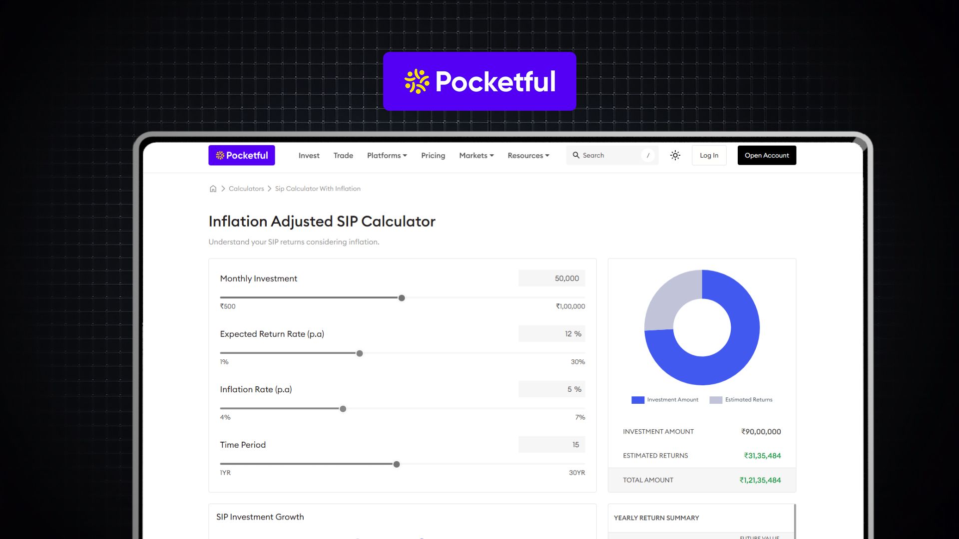 SIP Calculator with Inflation - Calculate Inflation Adjusted Returns ...