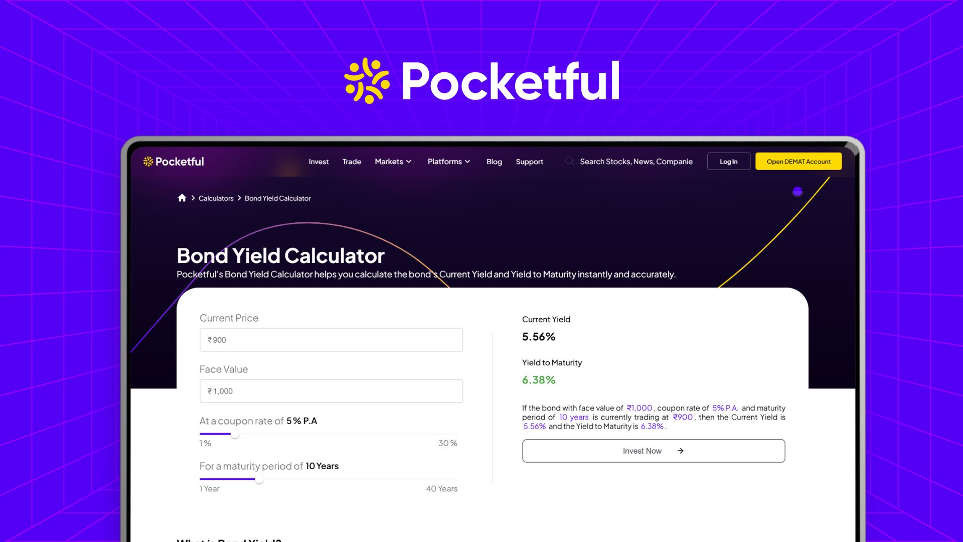 Bond Yield Calculator Calculate Current Yield And Ytm Instantly